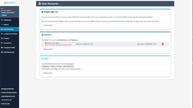Part 1: Connecting your tenant to Princh